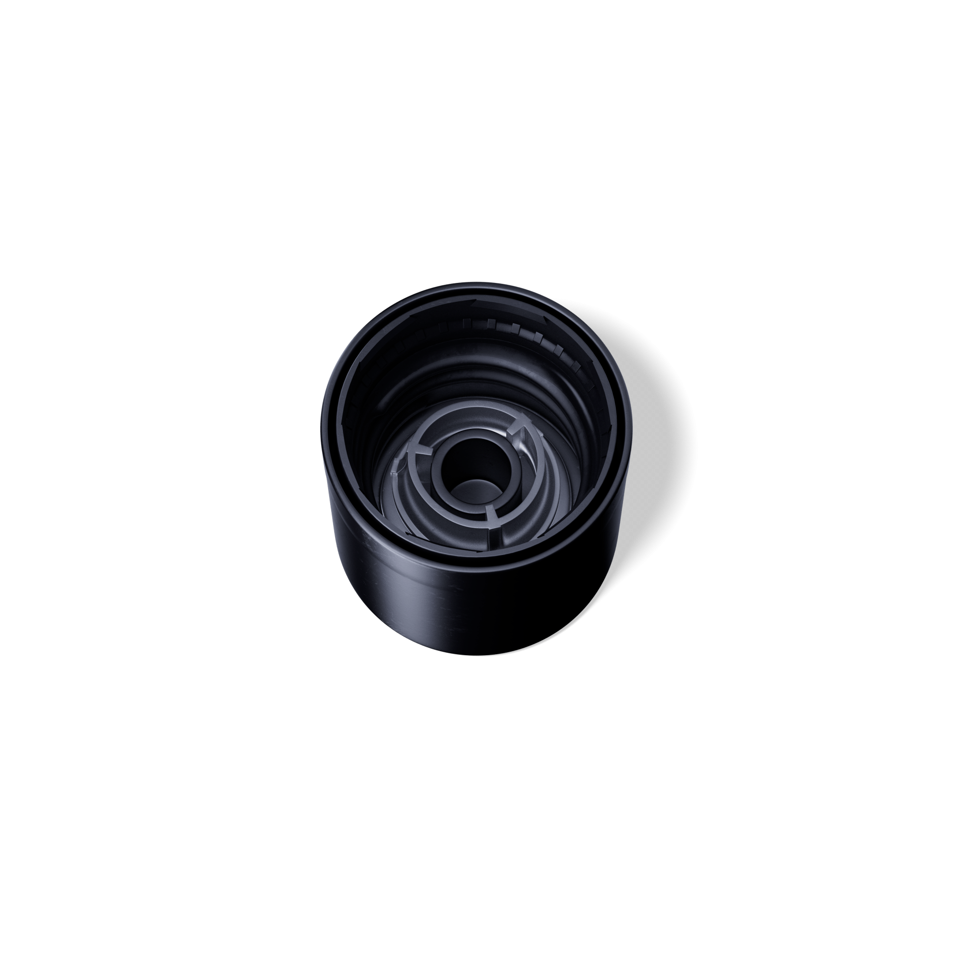 Miron - Screw Cap Child-Tamper Evident, Black, Pourer PELD